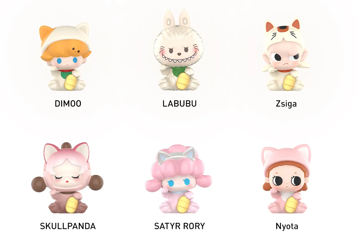 POP BEAN Lucky Cat Series - POP MART (Malaysia)