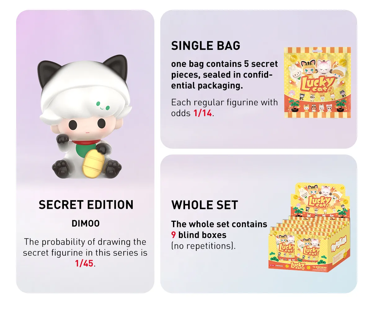 POP BEAN Lucky Cat Series - POP MART (Germany)