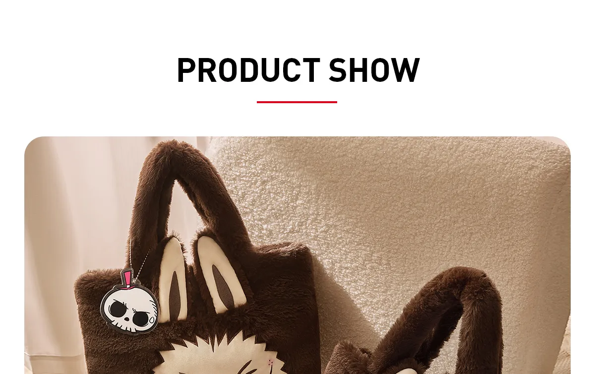 Classic Bag Series- LABUBU Reversible Plush Bag - POP MART (New Zealand)