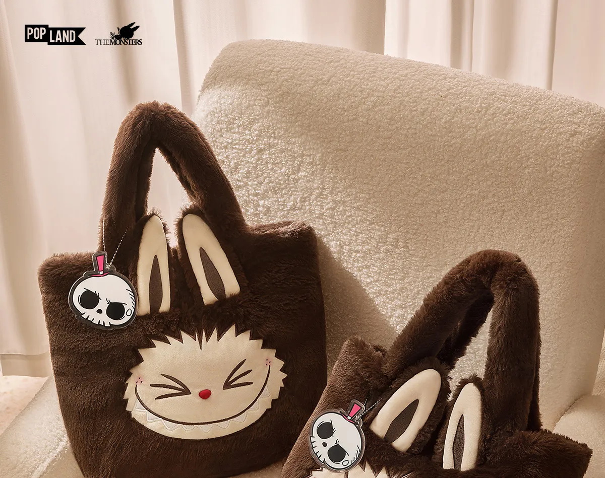 Classic Bag Series- LABUBU Reversible Plush Bag - POP MART (Taiwan, China)