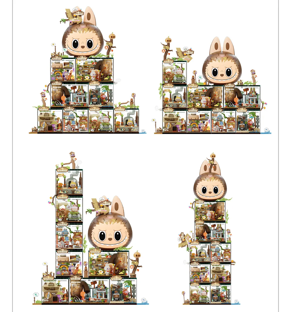 THE MONSTERS Forest Secret Base Series Blocks Wave II-Magical Plants ...