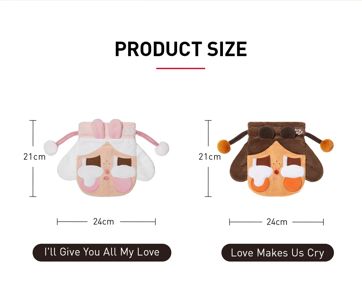CRYBABY Crying Again Series-Storage Bag(Love Makes Us Cry) - POP MART ...