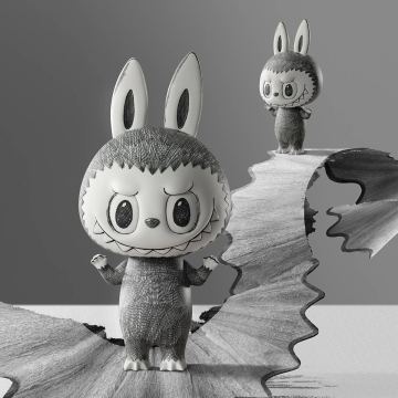 MEGA LABUBU 1000% Sketch - POP MART (Singapore)