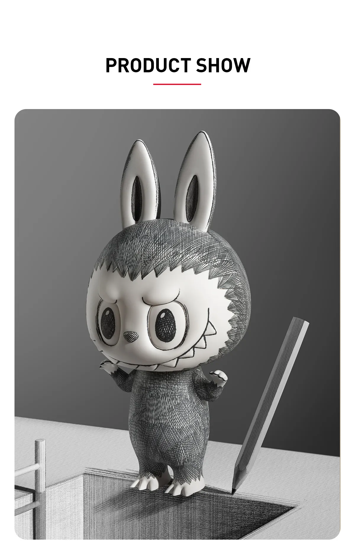 MEGA LABUBU 1000% Sketch - POP MART (Germany)