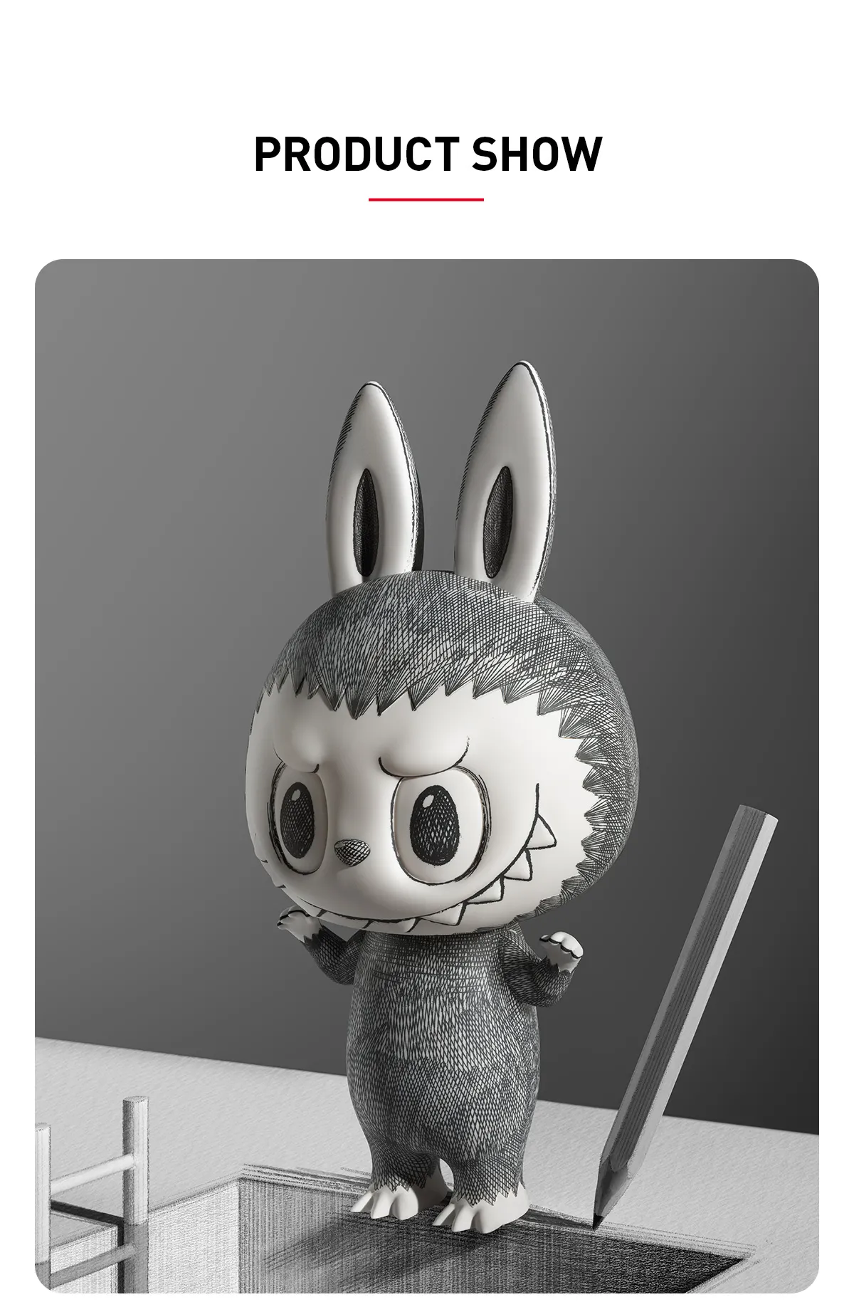 MEGA LABUBU 400% Sketch - POP MART (Japan)