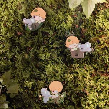 DIMOO ONE DAY WITH KOALA-Badge Blind Box - POP MART (Australia)