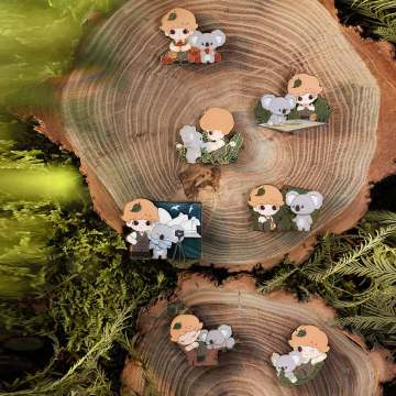 DIMOO ONE DAY WITH KOALA-Badge Blind Box - POP MART (Australia)