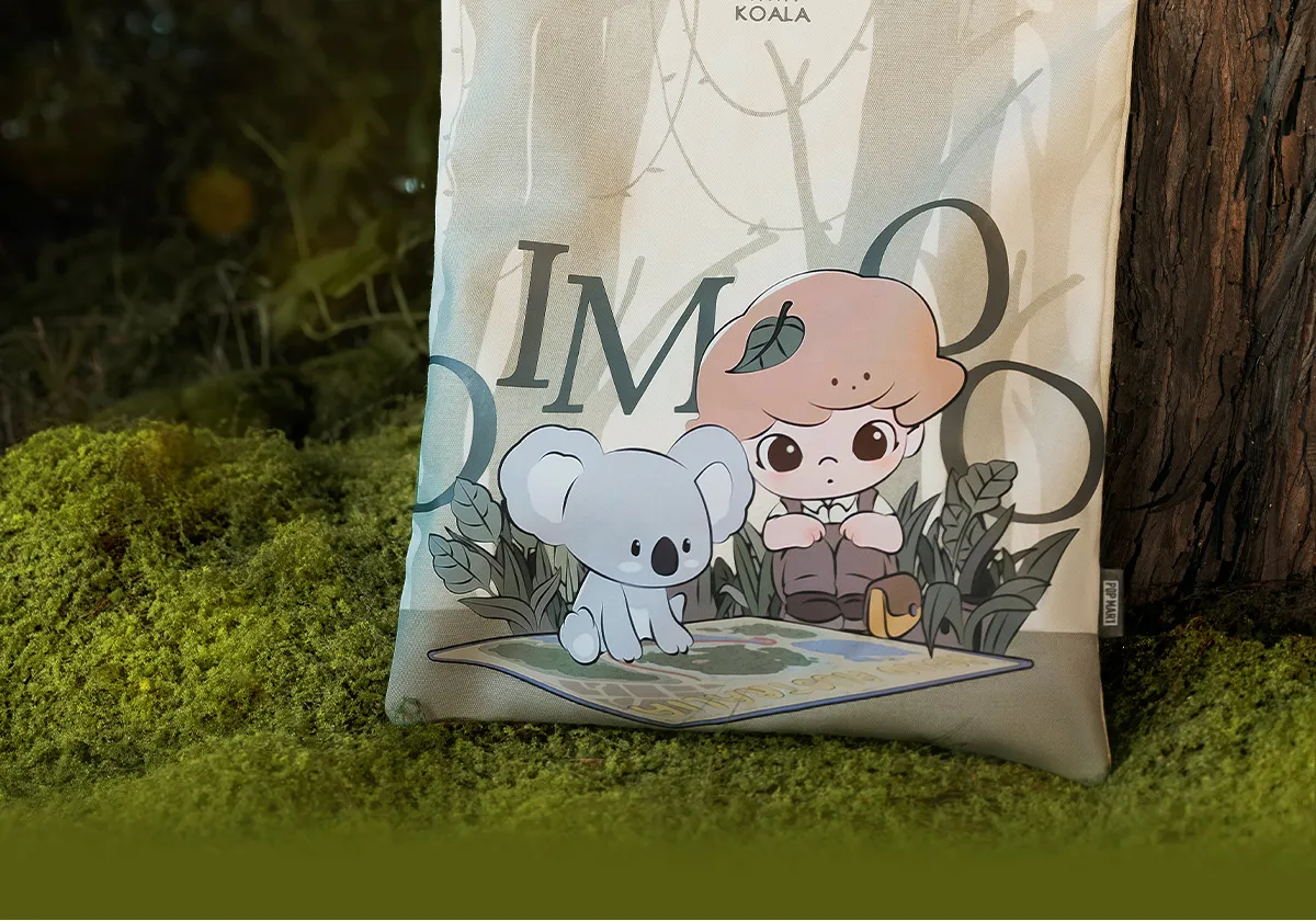 DIMOO ONE DAY WITH KOALA-Canvas Bag - POP MART (South Korea)