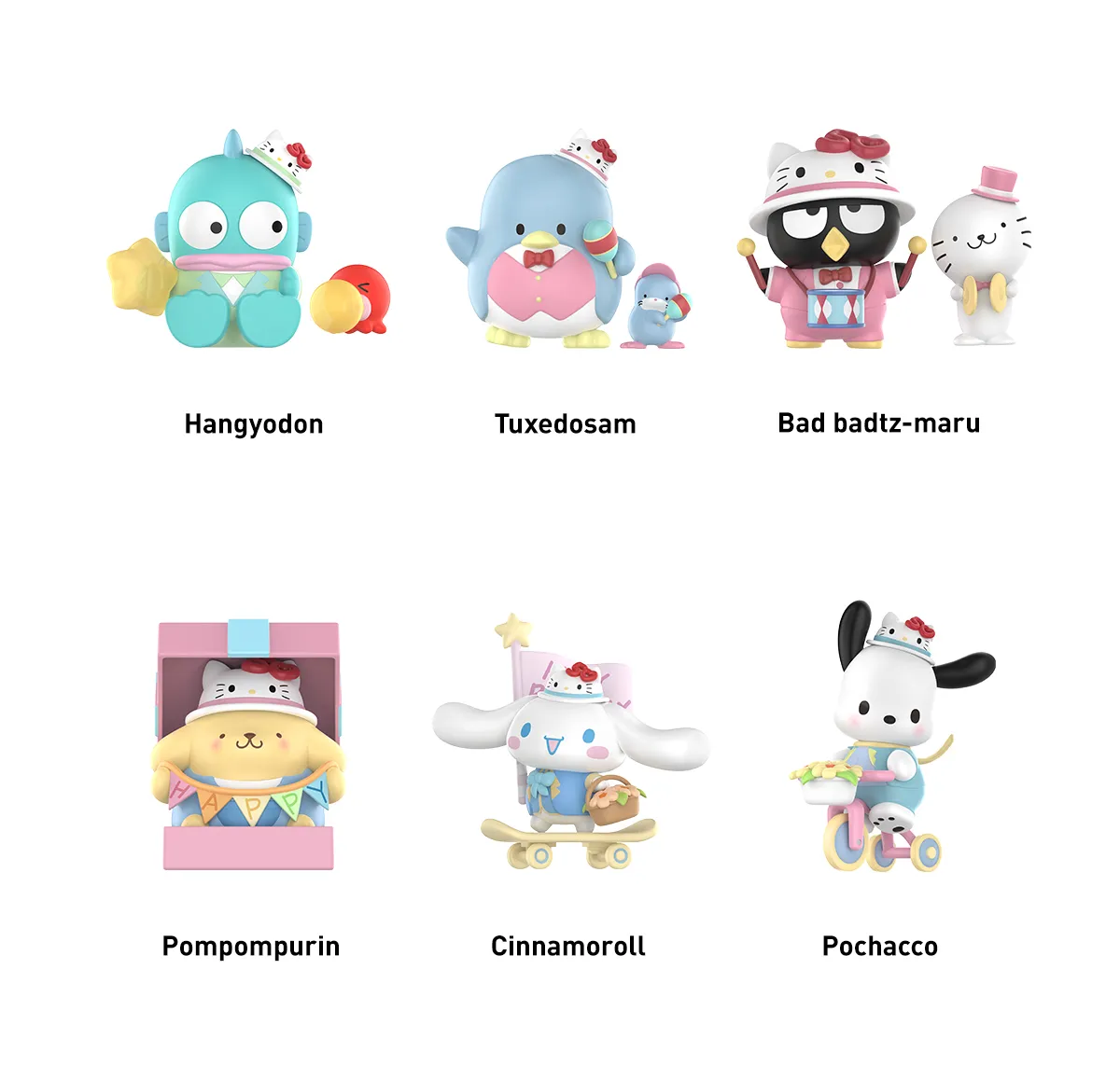 Sanrio characters Hello Kitty 50th Anniversary Series Figures - POP ...
