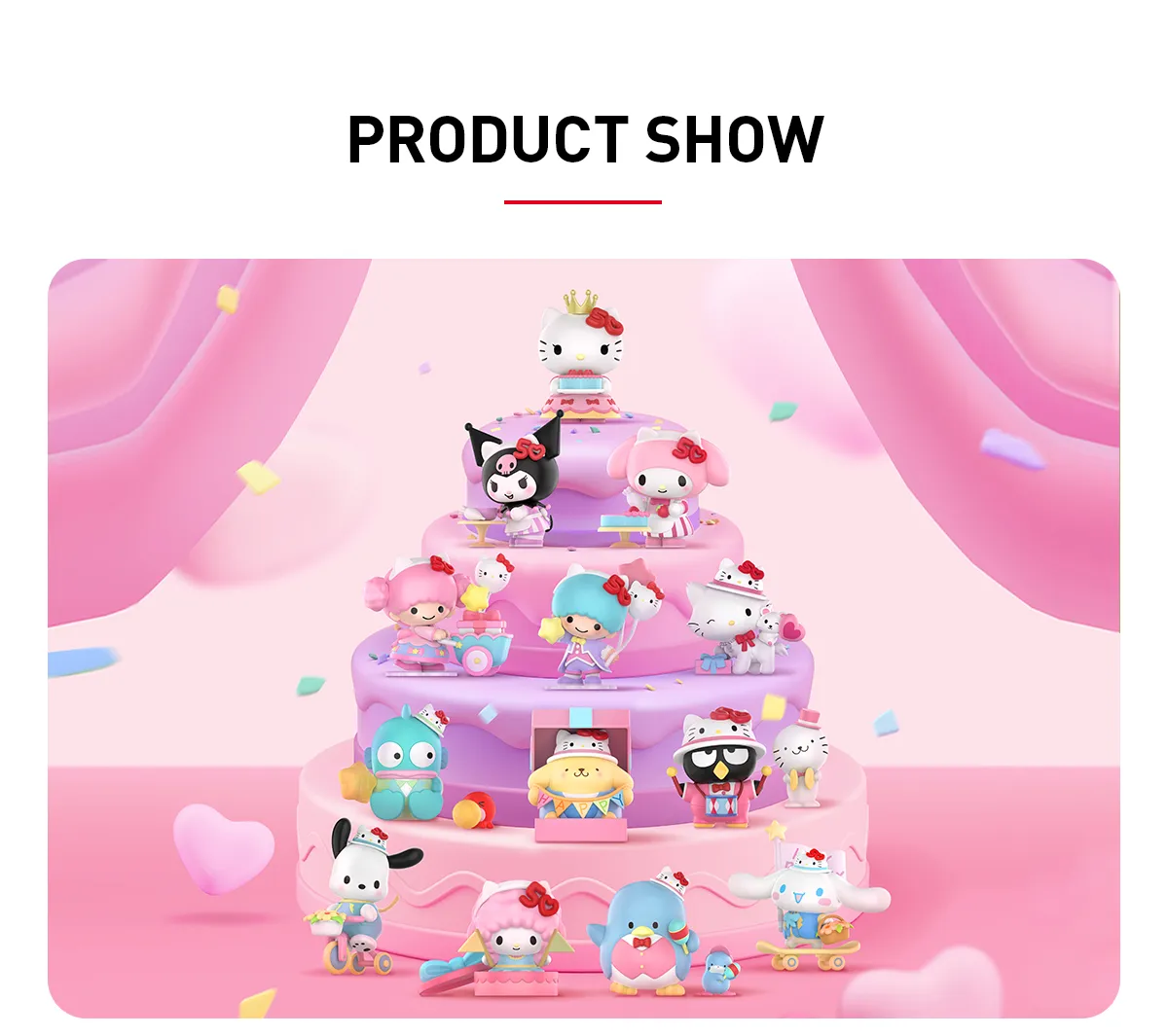 Sanrio characters Hello Kitty 50th Anniversary Series Figures - POP ...