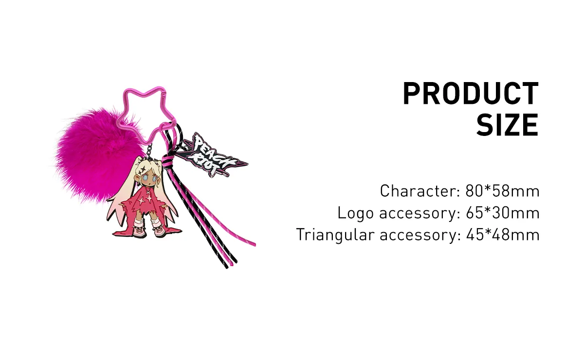 Lil Peach Riot：Loading! Series-Keychain - POP MART (South Korea)