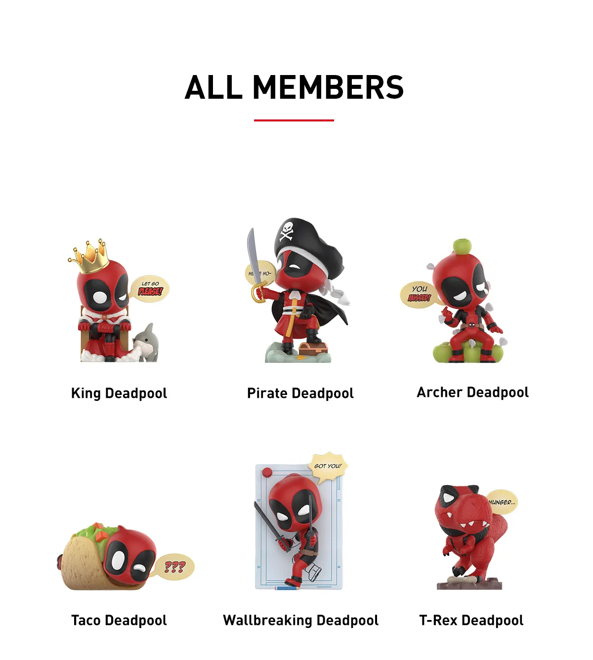Marvel Deadpool Series Figures - POP MART (Spain)