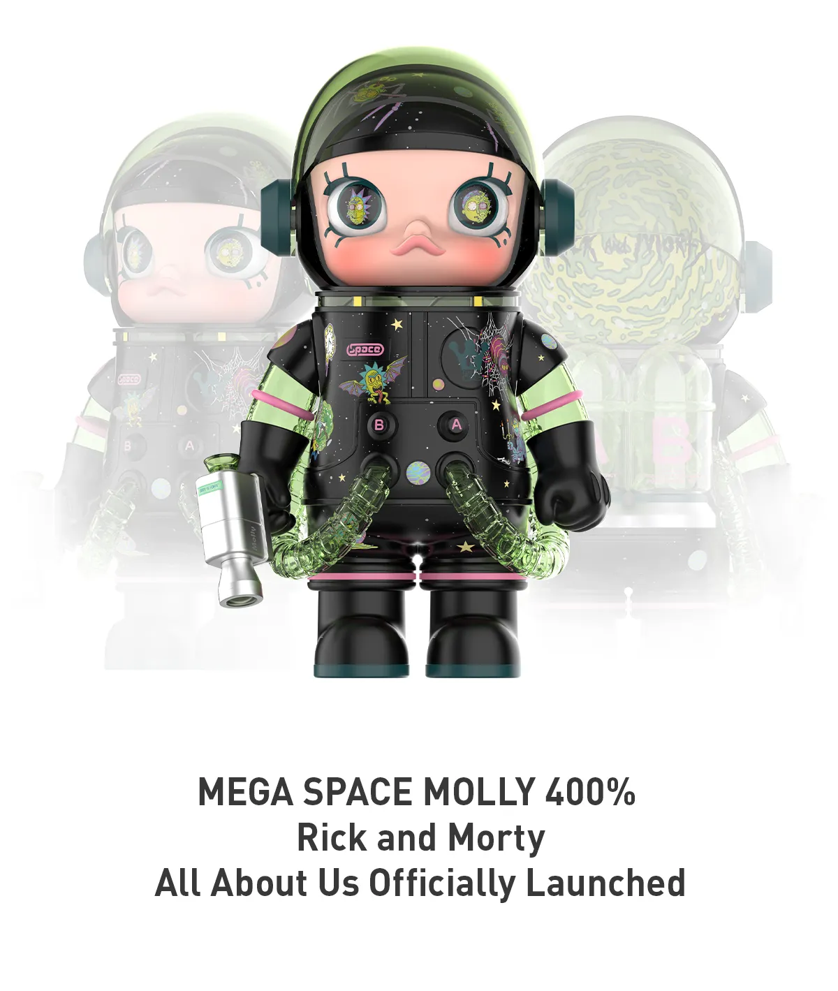 MEGA SPACE MOLLY 400% Rick and Morty - POP MART (Hungary)