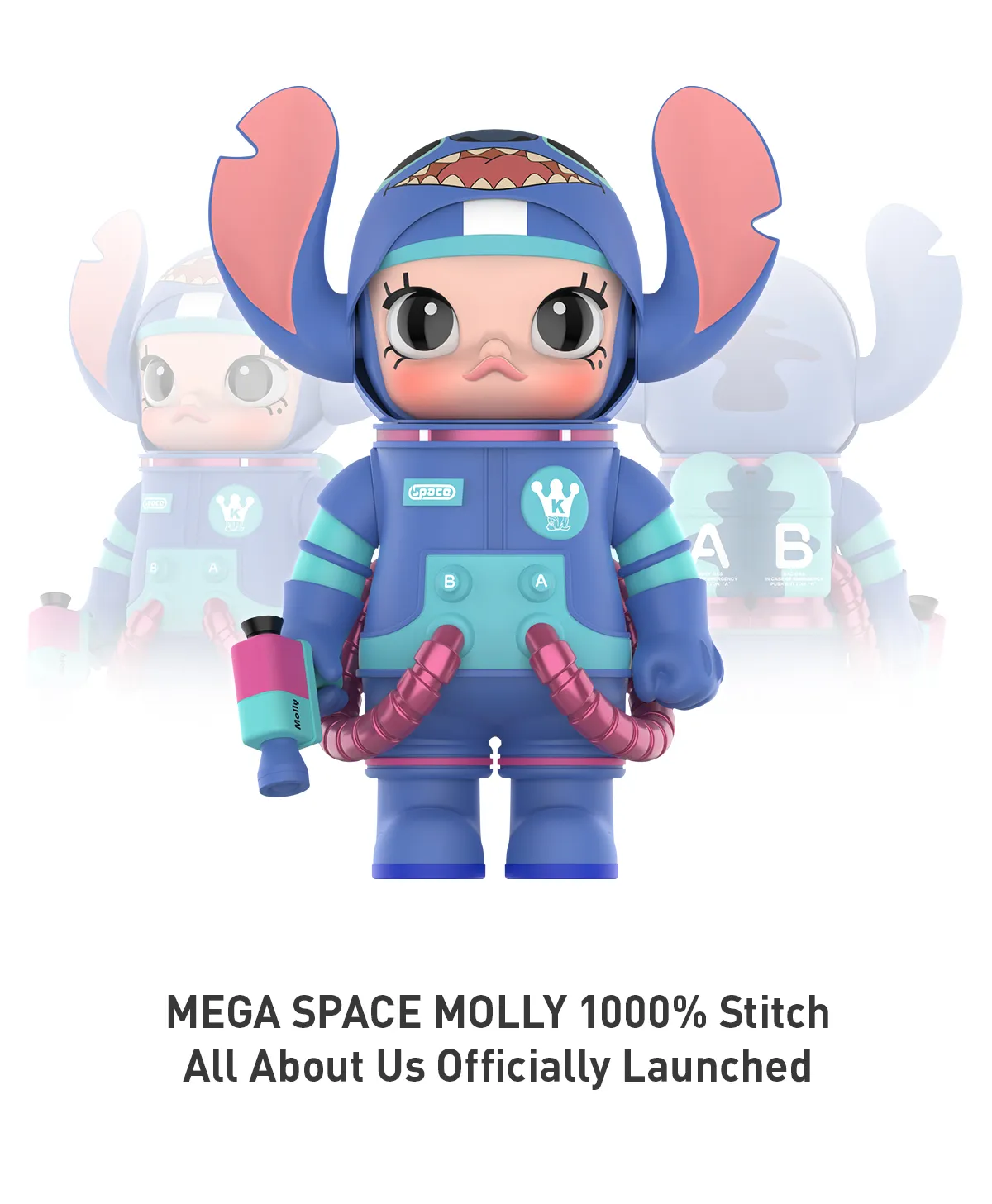 MEGA SPACE MOLLY 1000% 史迪奇 - POP MART (Singapore)