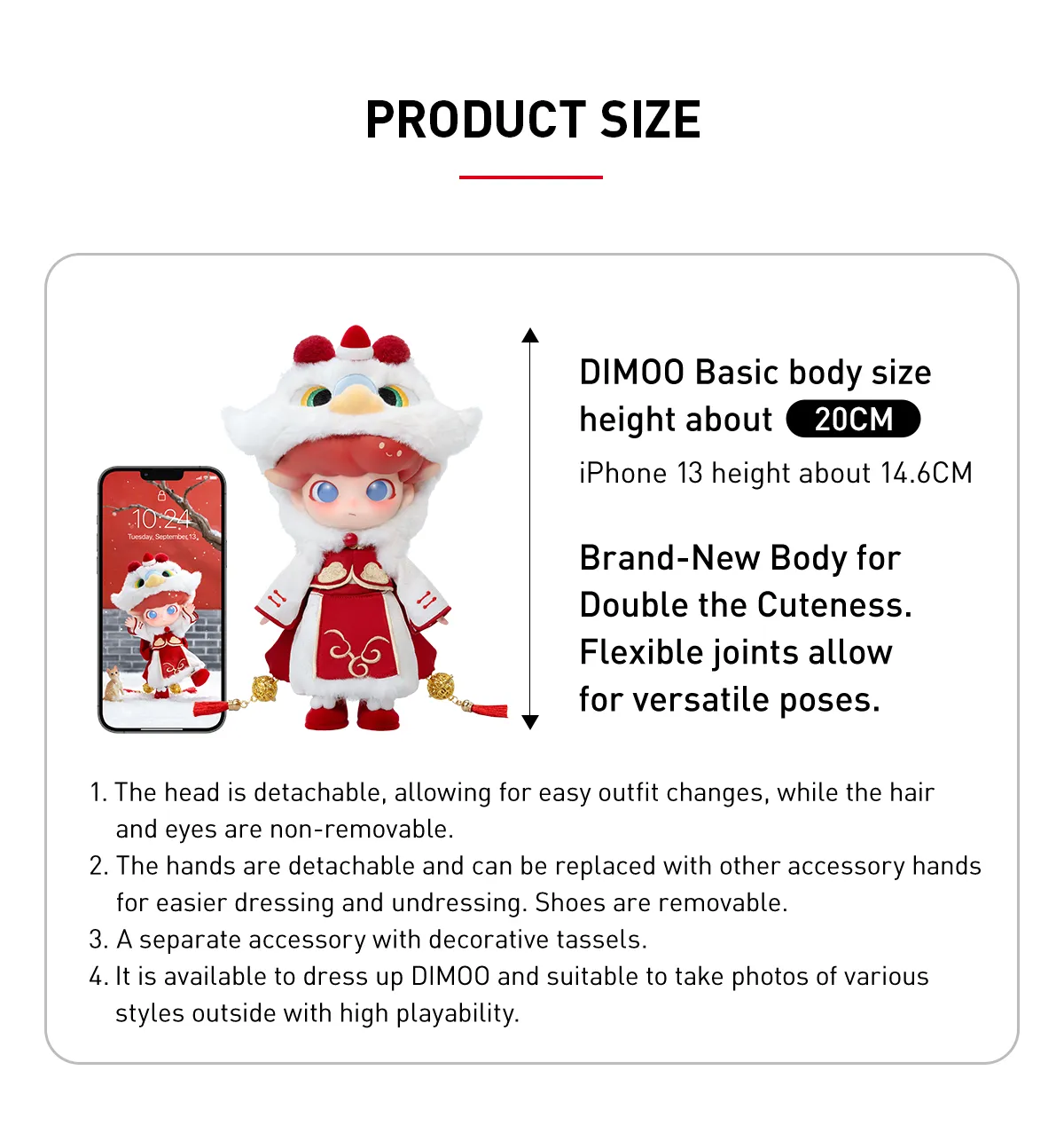 DIMOO Auspicious Lion 1/8 Action Figure - POP MART (New Zealand)