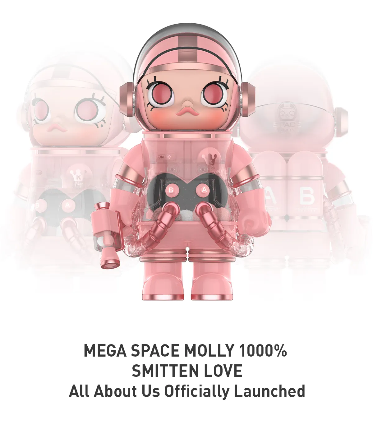 MEGA SPACE MOLLY 1000% SMITTEN LOVE - POP MART (Japan)