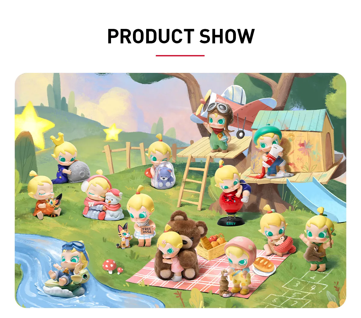 Baby Molly My Huggable Discovery Series Figures - POP MART (Macao, China)