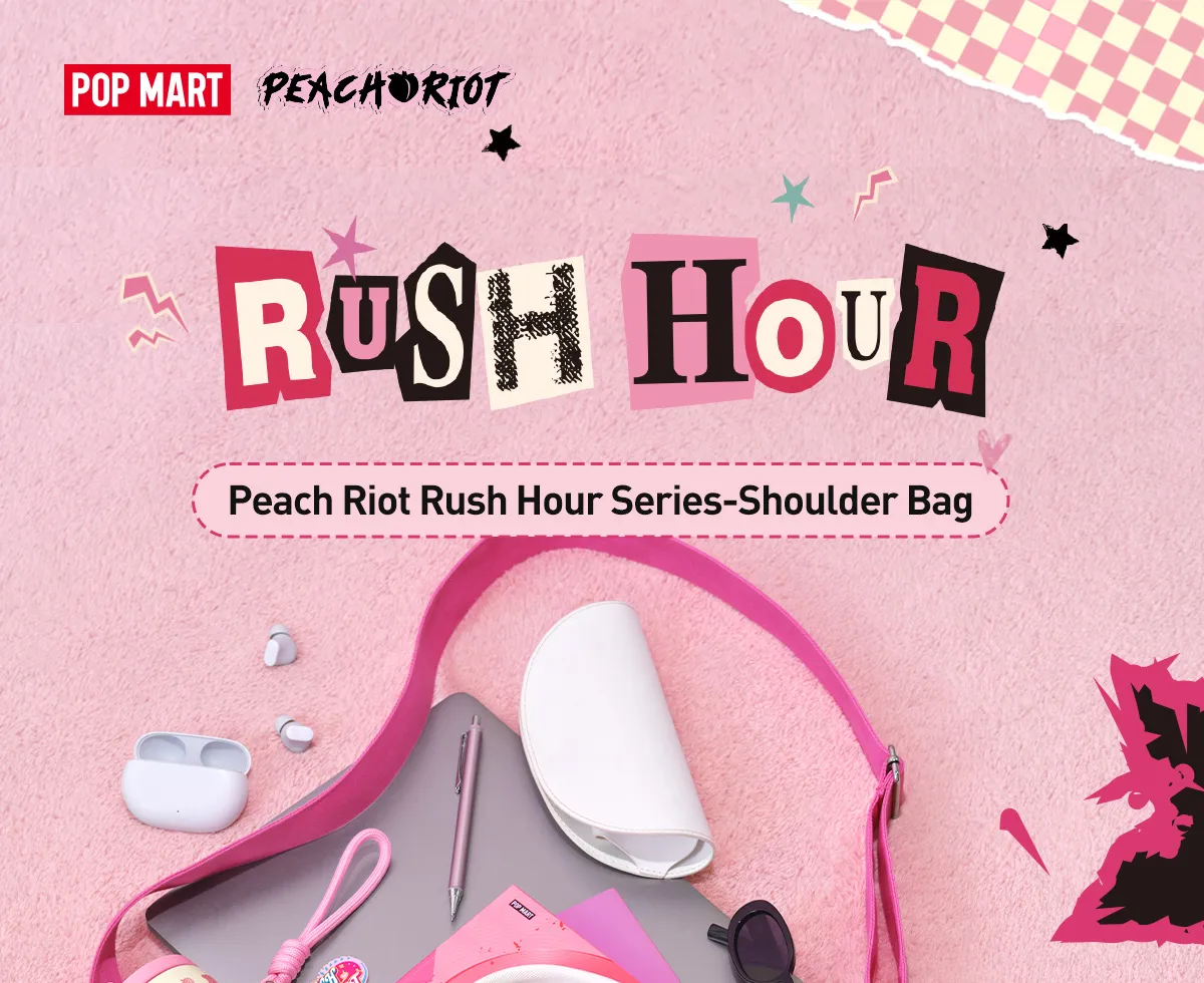 Peach Riot Rush Hour Series-Shoulder Bag - POP MART (Australia)