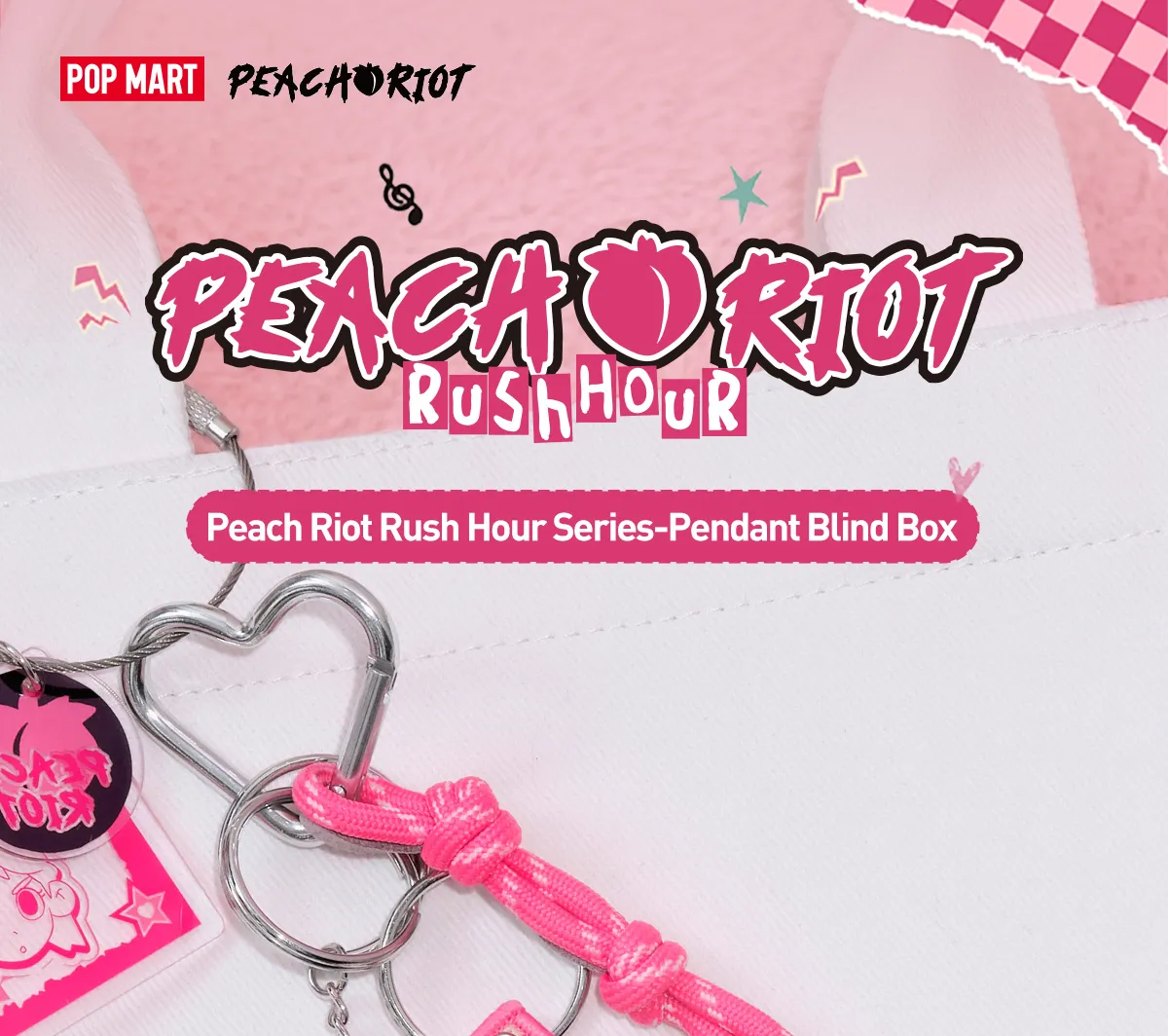 Peach Riot Rush Hour Series-Pendant Blind Box - POP MART (Australia)