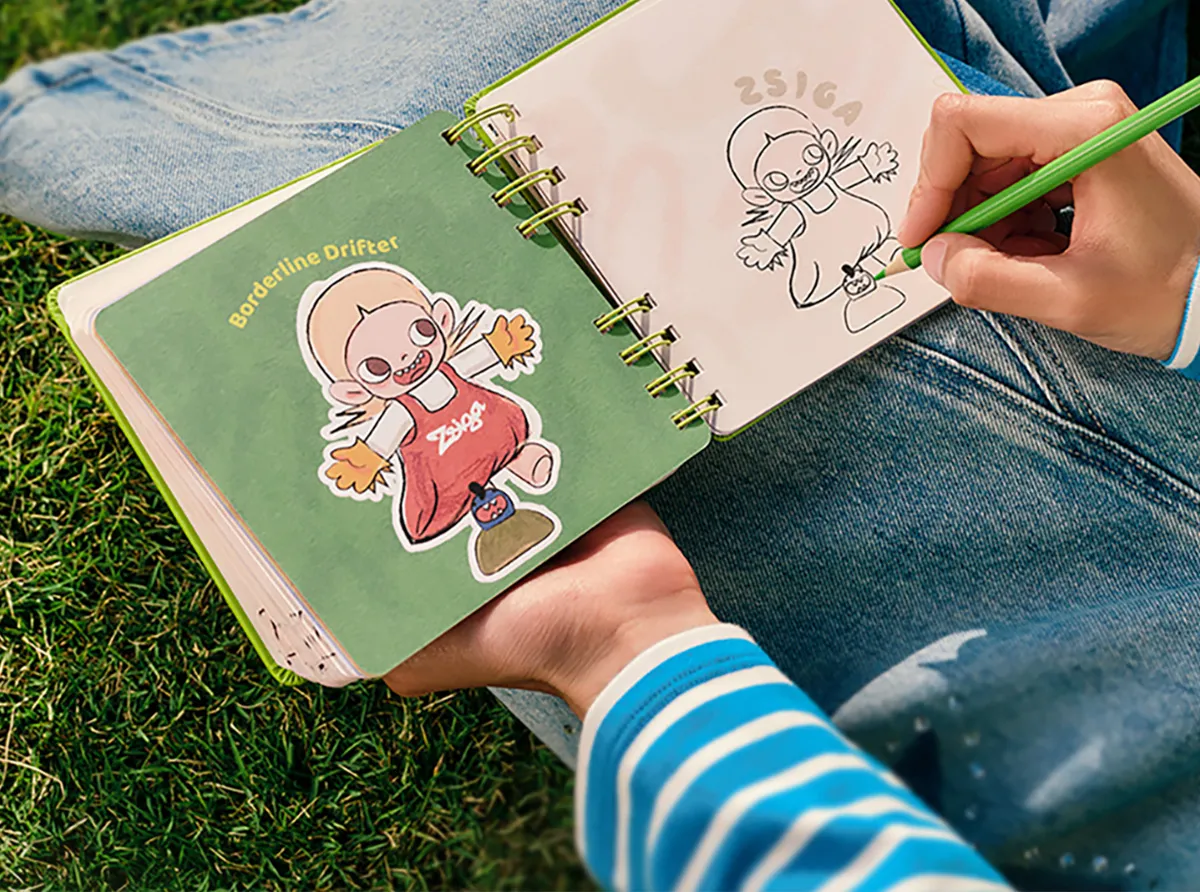 Zsiga Borderline Drifter Series-Pocket Notebook - POP MART (South Korea)