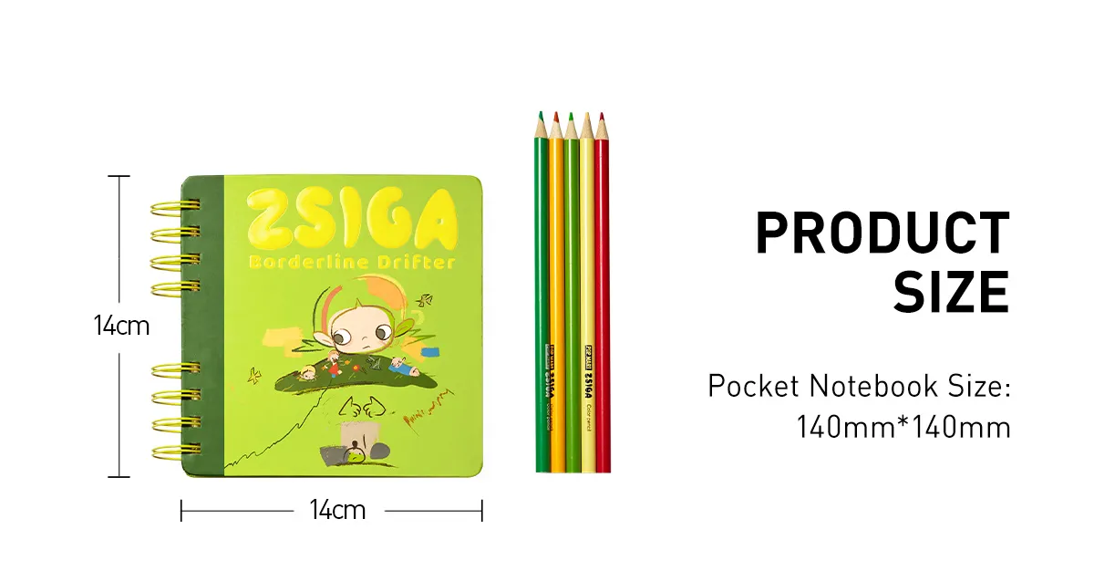Zsiga Borderline Drifter Series-Pocket Notebook - POP MART (South Korea)