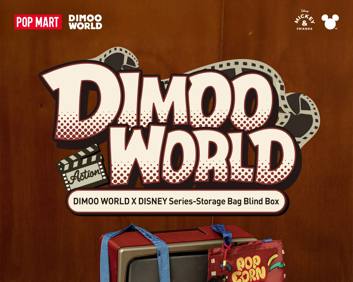 DIMOO WORLD × DISNEY Series-Storage Bag Blind Box - POP MART (Estonia)