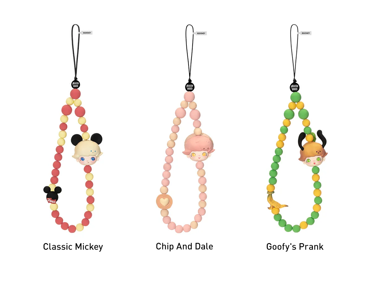DIMOO WORLD × DISNEY Series-Mobile Phone Lanyard Blind Box - POP MART ...