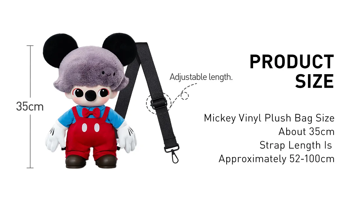 DIMOO WORLD × DISNEY Series-Mickey Vinyl Plush Bag - POP MART (South Korea)