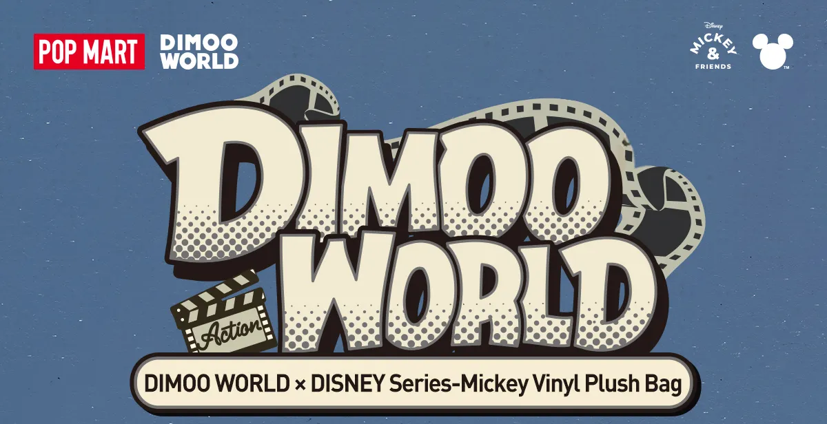 DIMOO WORLD × DISNEY Series-Mickey Vinyl Plush Bag - POP MART (Thailand)