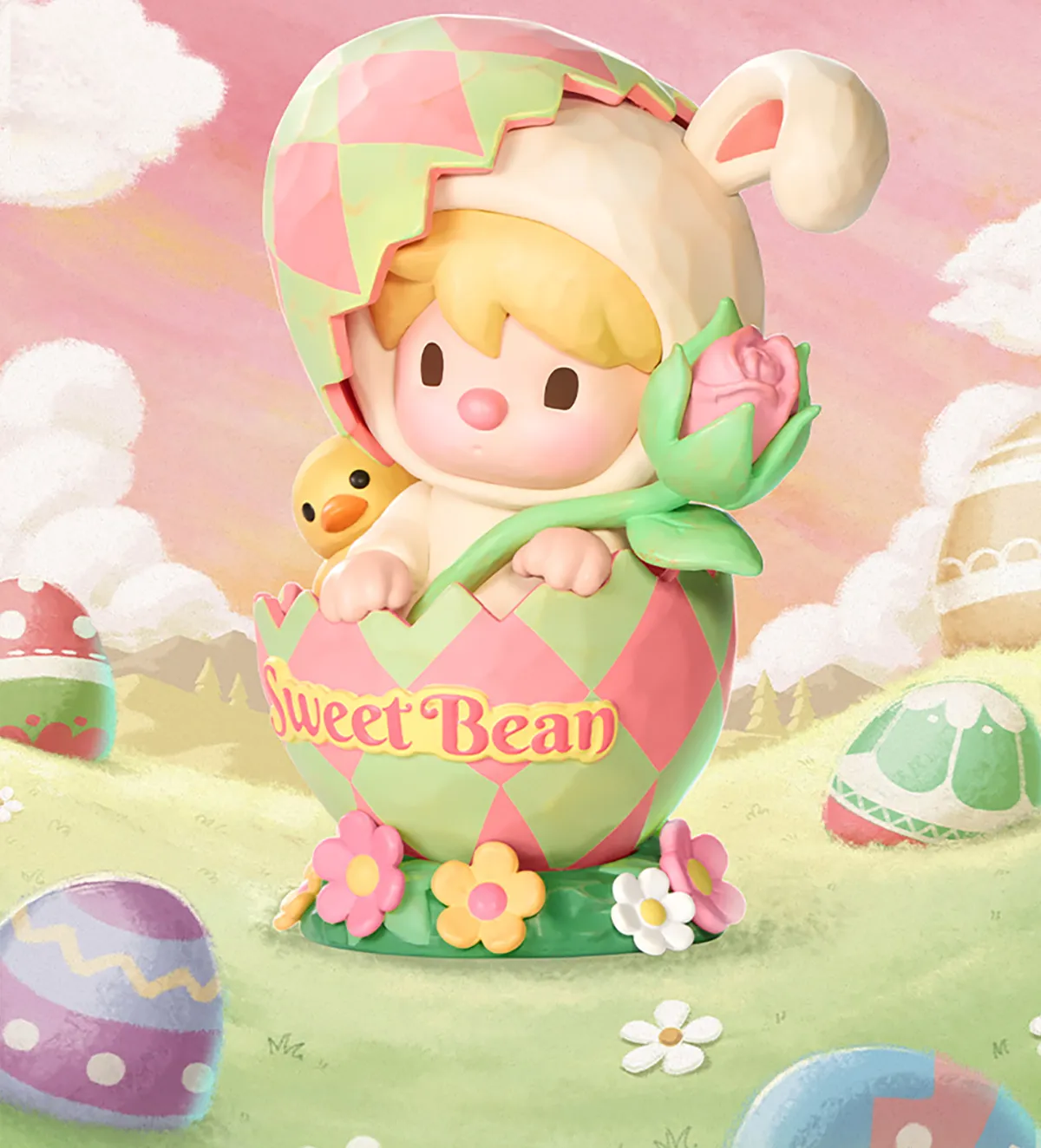Sweet Bean Easter Bunny Figure - POP MART (Singapore)