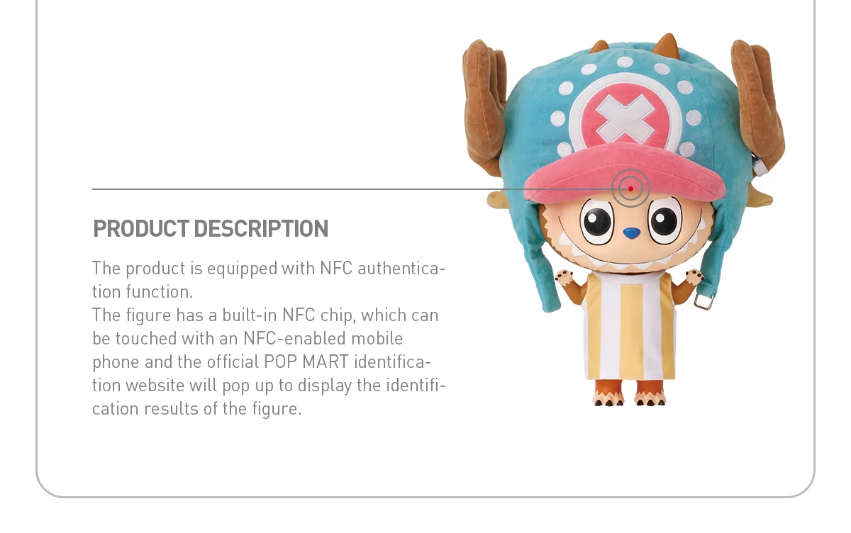 MEGA LABUBU 1000% TONY TONY CHOPPER - POP MART (Slovenia)