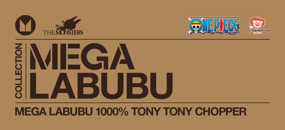 MEGA LABUBU 1000% TONY TONY CHOPPER - POP MART (Germany)