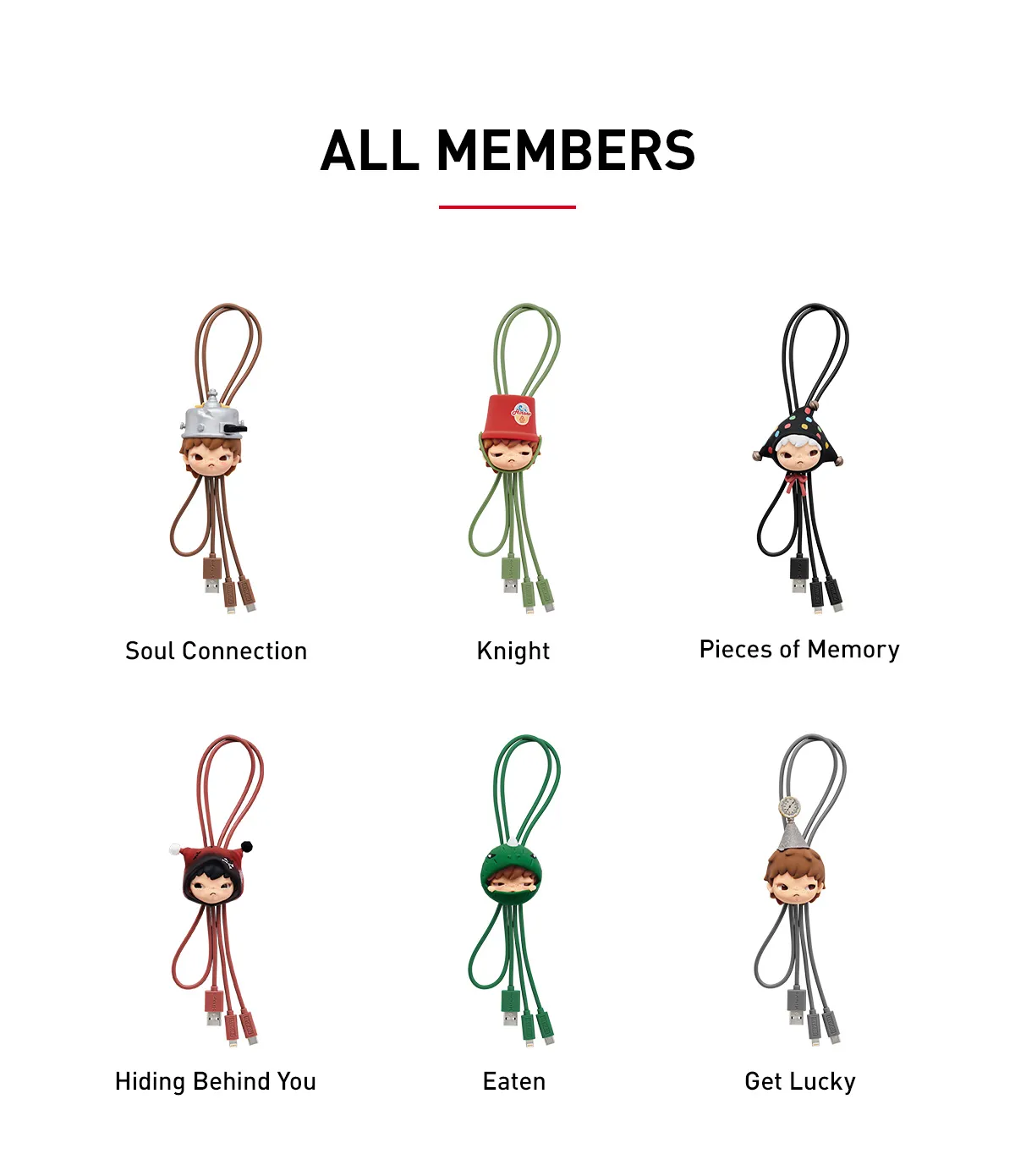 Hirono Echo Series-2 in 1 Cable Blind Box - POP MART (United Kingdom)