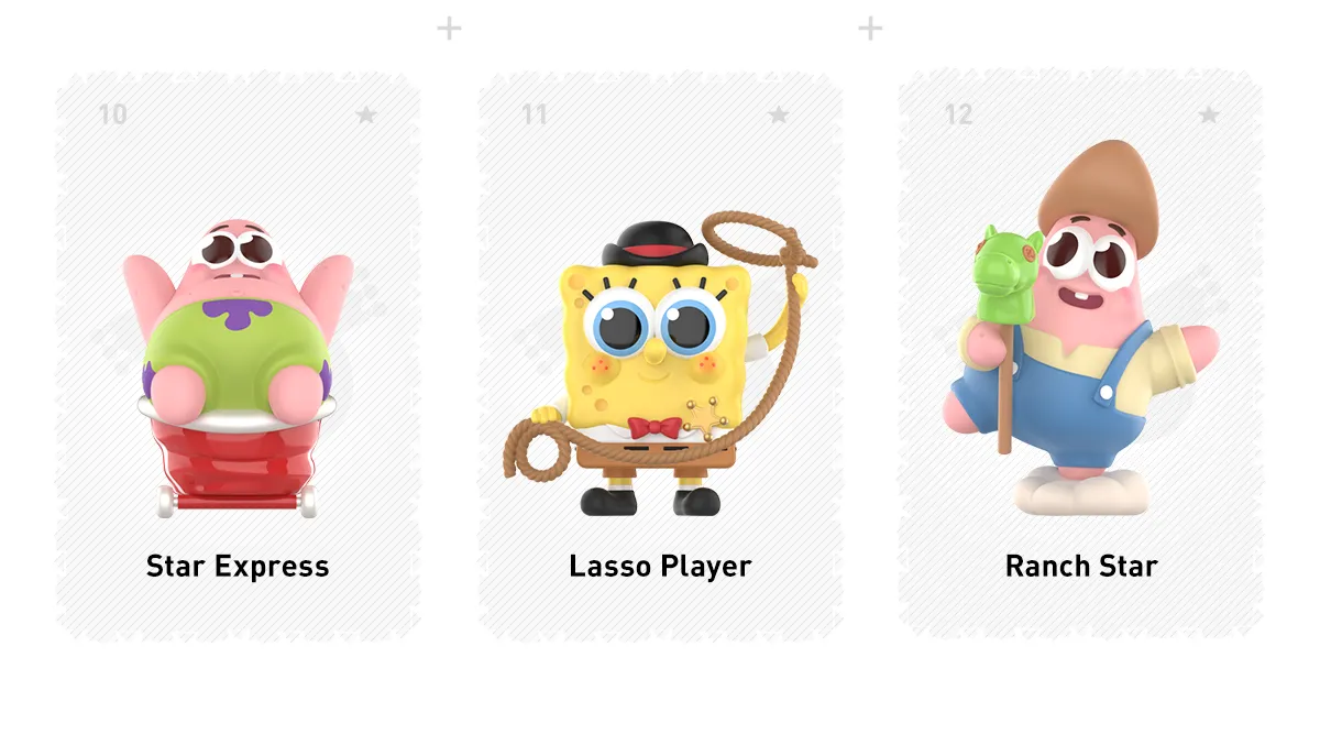 SpongeBob Best Friends Series Figures - POP MART (Thailand)