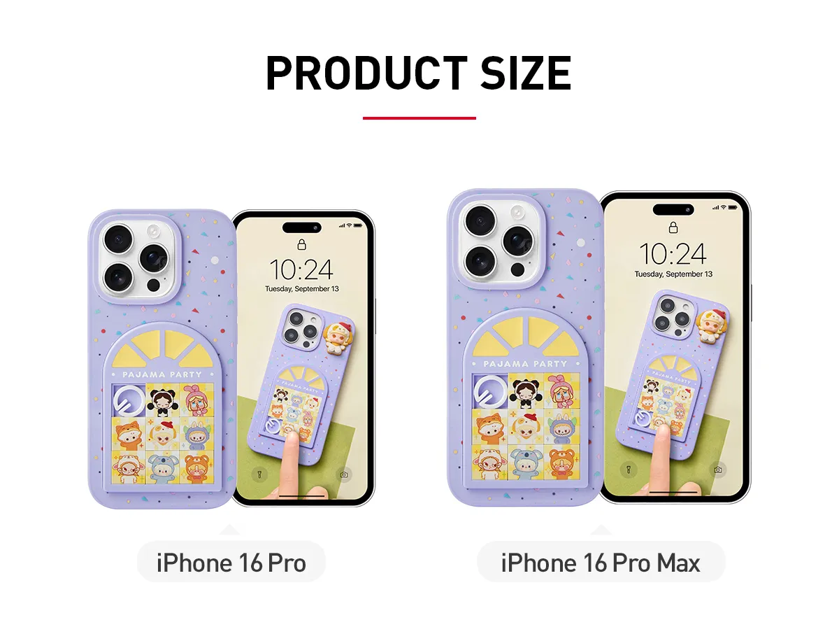 POP BEAN Pajama Party sliding hole phone case - POP MART (Singapore)
