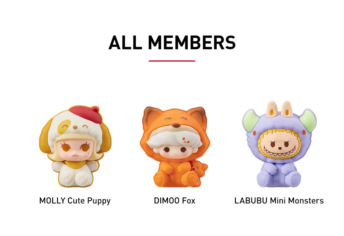 POP BEAN Pajama Party Series-Decoration Charm Set - POP MART (France)
