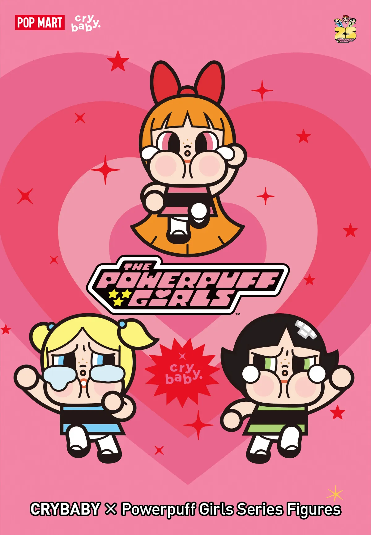 POP NOW:CRYBABY × Powerpuff Girls Series Figures - POP MART (Australia)