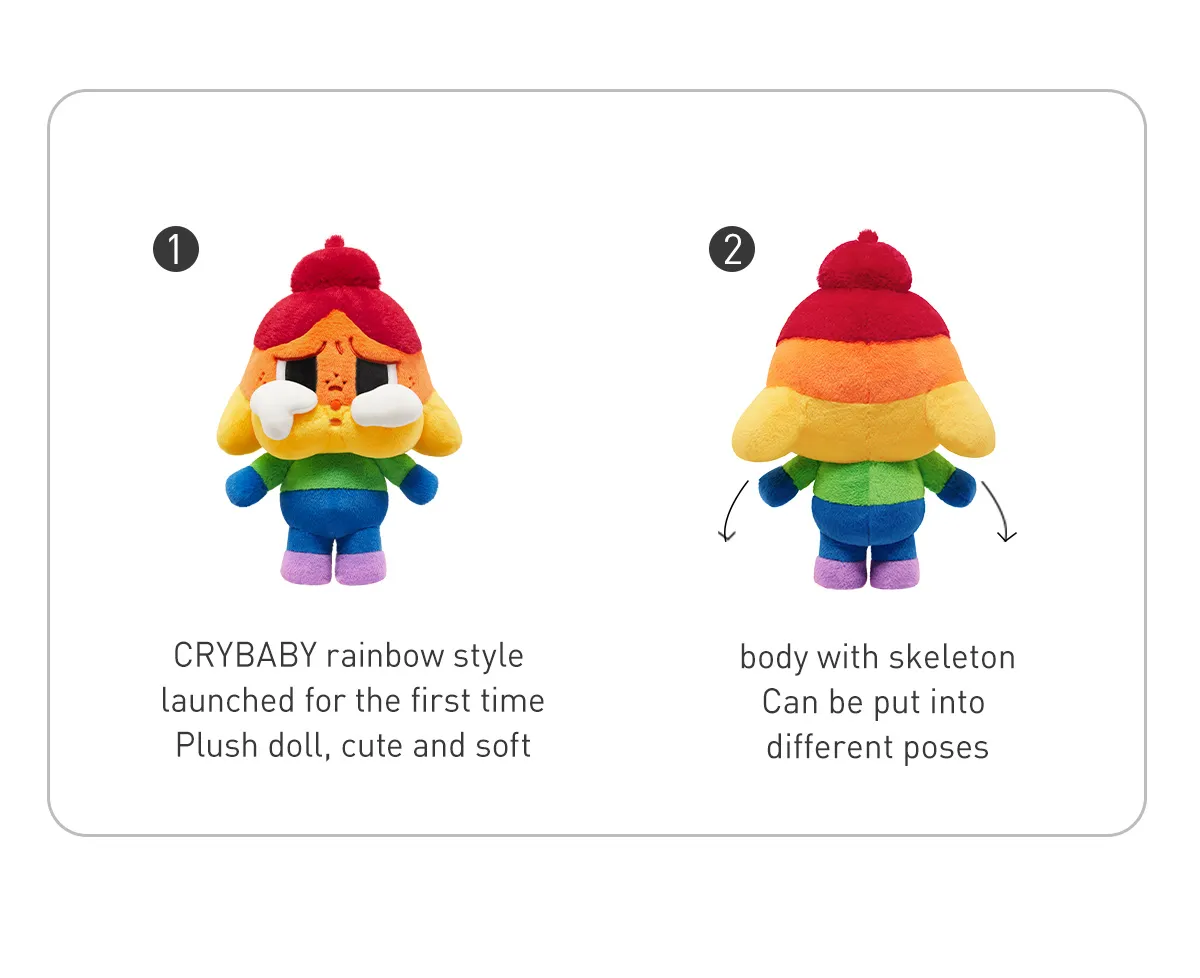 CRYBABY CHEER UP, BABY! SERIES-Plush Doll - POP MART (Singapore)