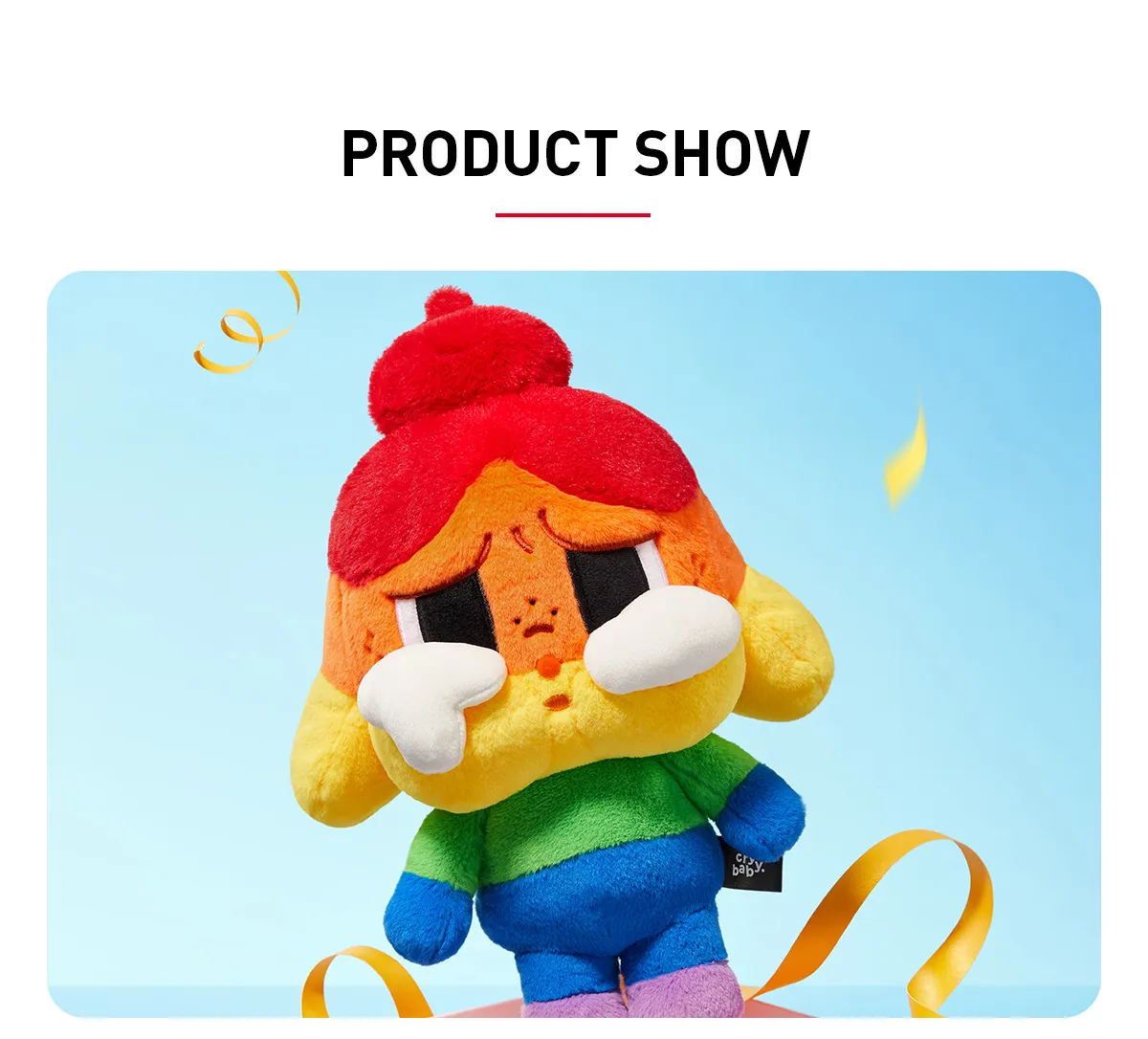CRYBABY CHEER UP, BABY! SERIES-Plush Doll - POP MART (Singapore)