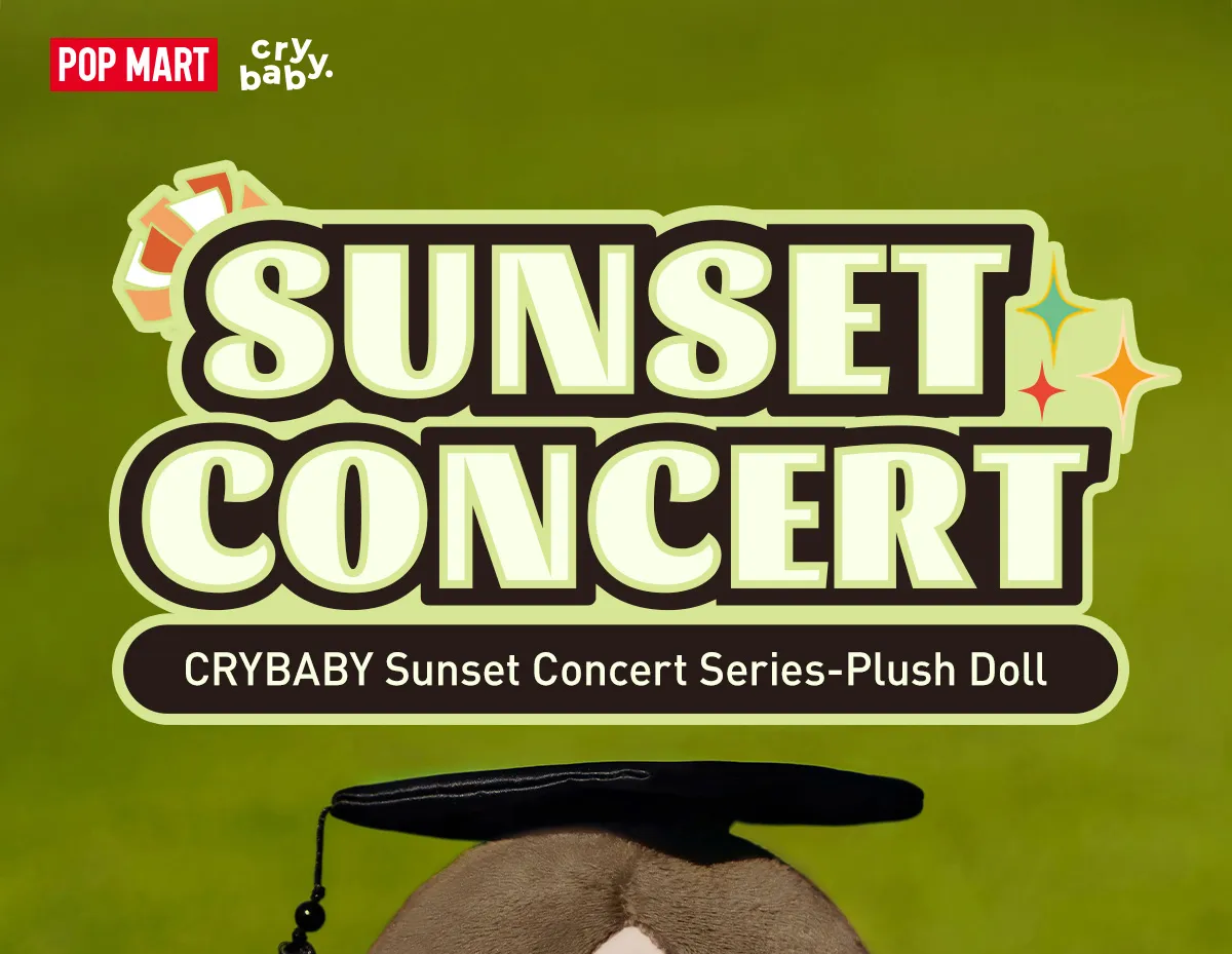 CRYBABY Sunset Concert Series-Plush Doll - POP MART (Malaysia)