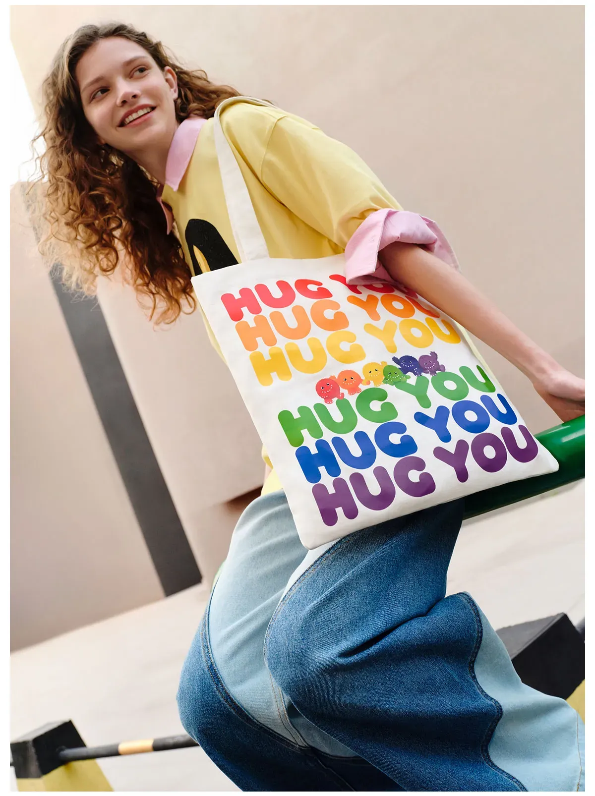 INSTINCTOY HUG YOU SERIES-Canvas Bag - POP MART (Japan)