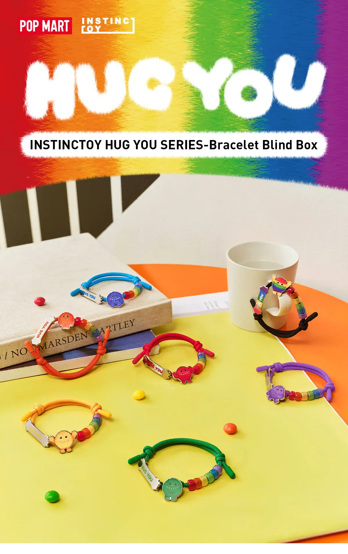 INSTINCTOY HUG YOU SERIES-Bracelet Blind Box - POP MART (Japan)