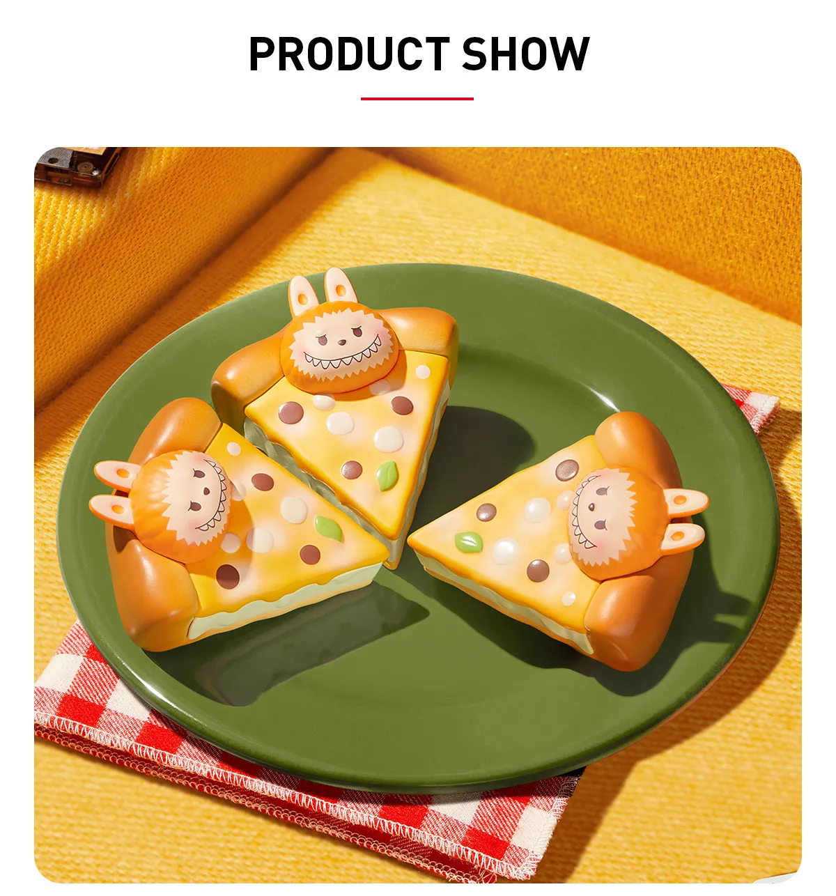 POP BEAN PIZZA Set （Italy Limited Edition） - POP MART (Japan)