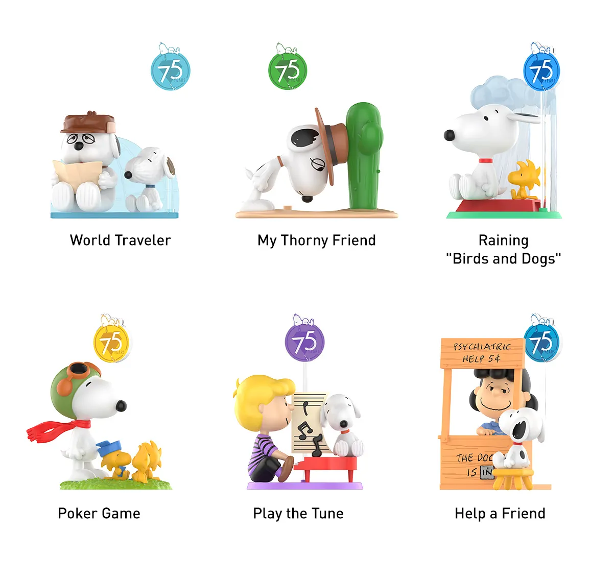 POP NOW:Peanuts 75th Anniversary | Snoopy Comic Life Series Figures - POP MART (Malaysia)