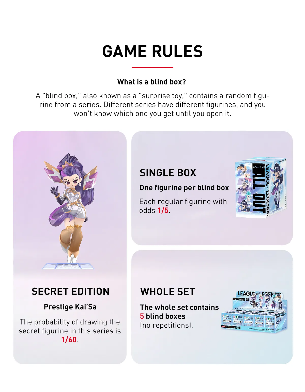 League of Legends K/DA ALL OUT Series Figures - POP MART (Philippines)