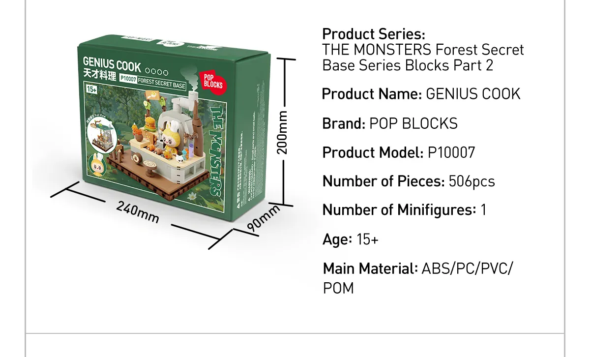 THE MONSTERS Forest Secret Base Series Blocks-Playful Home - POP MART ...