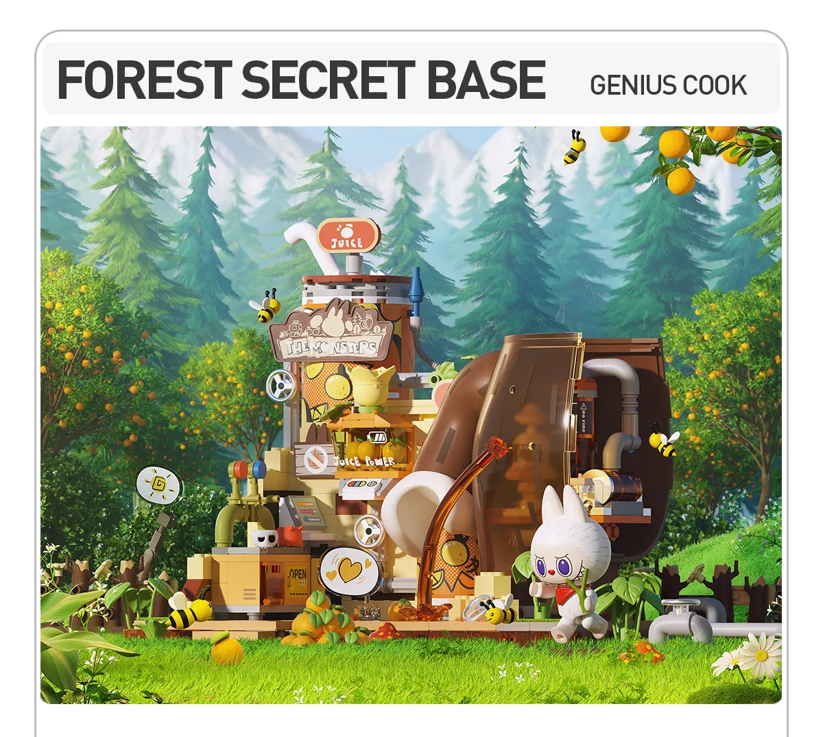 THE MONSTERS Forest Secret Base Series Blocks-Playful Home - POP MART ...