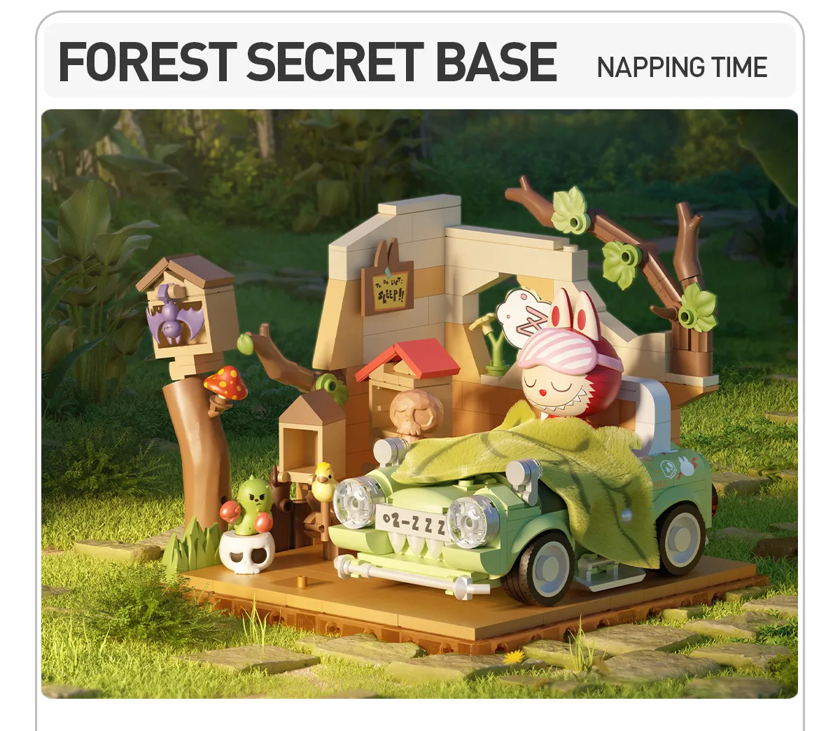 THE MONSTERS Forest Secret Base Series Blocks-Click-Fix Lab - POP MART ...
