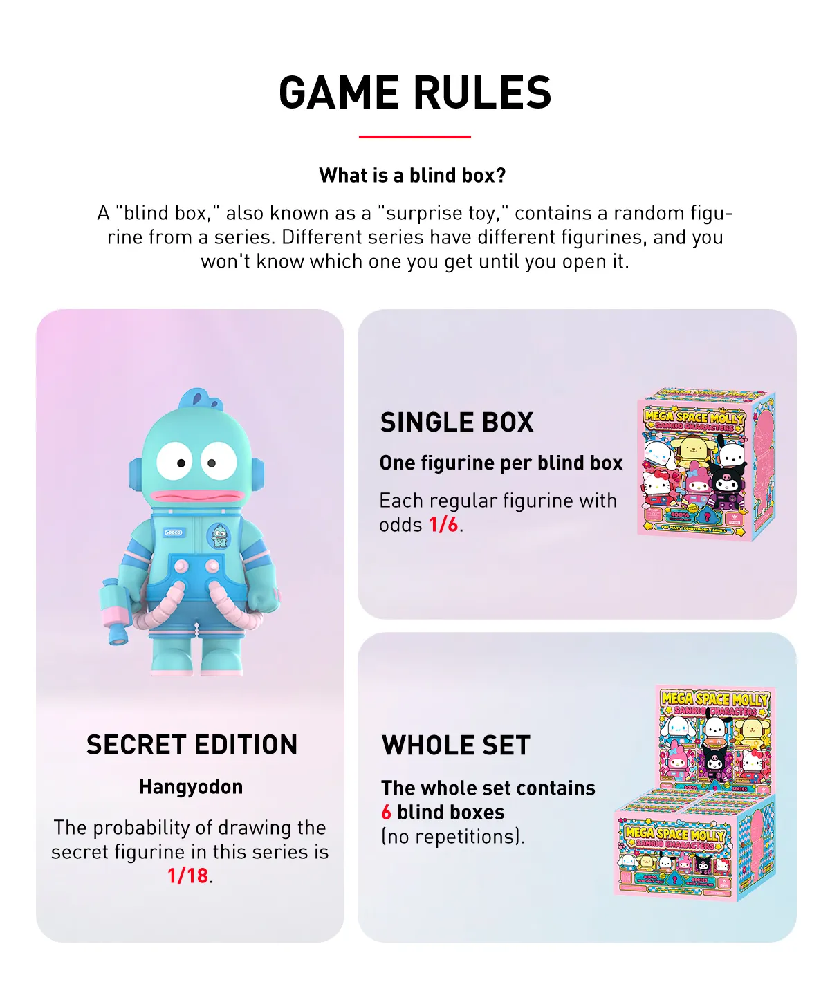 POP NOW:MEGA SPACE MOLLY 400% Sanrio Characters Series - POP MART ...