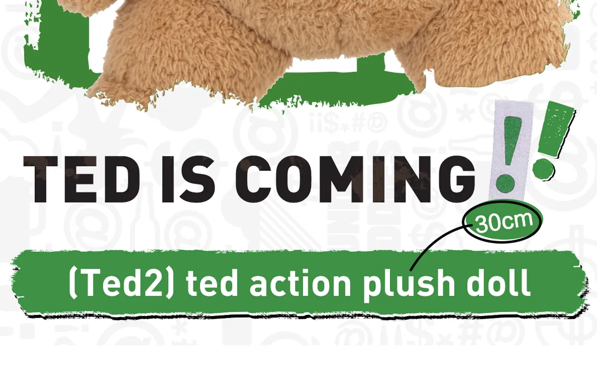 ted2 ted action plush doll - POP MART (France)